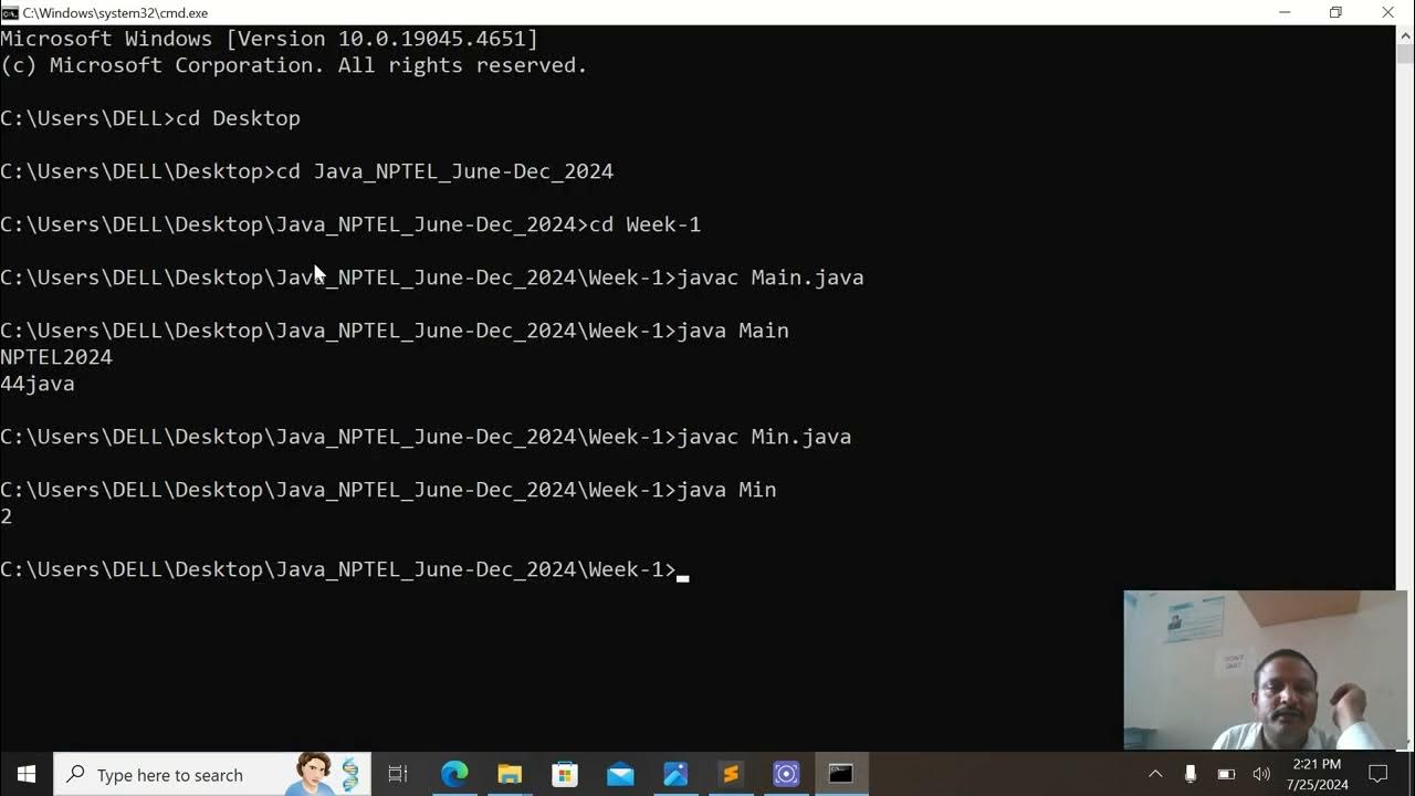 NPTEL Programming in Java Week 1 Quiz 1 June Dec 2024 - YouTube