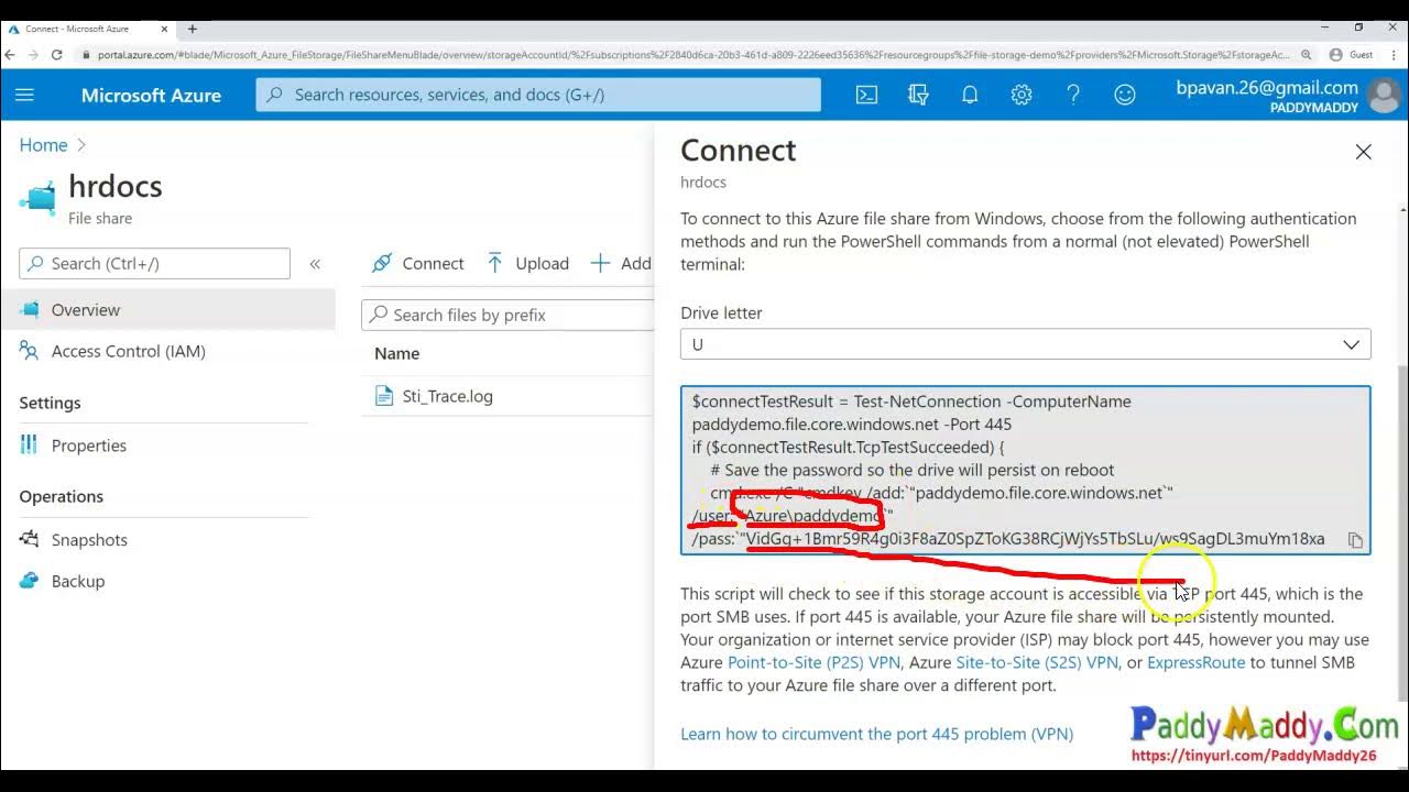 Azure FILE Share Explained with DEMO Step by step Tutorial - YouTube