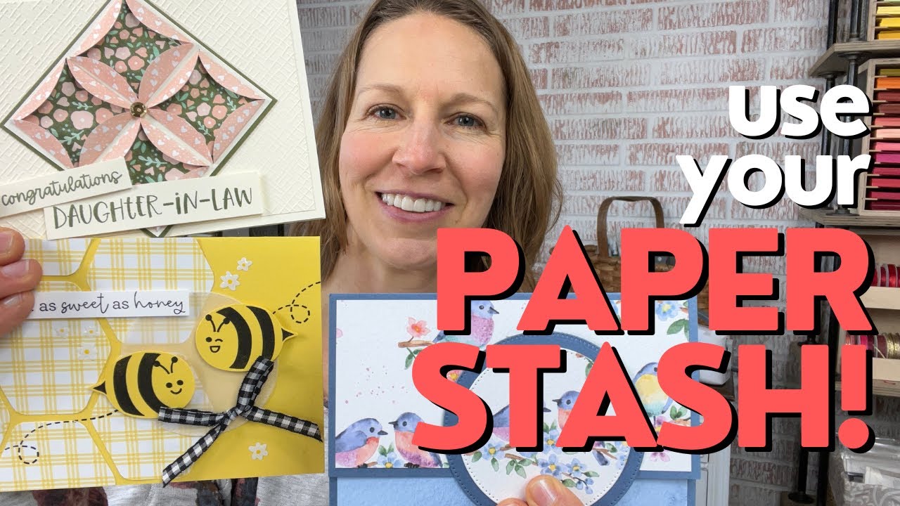 Use Your Paper Stash! 50 Techniques & Designs! - YouTube
