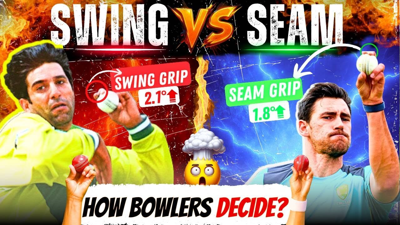 Swing Vs Seam : How Bowlers Decide What to Bowl and When - YouTube