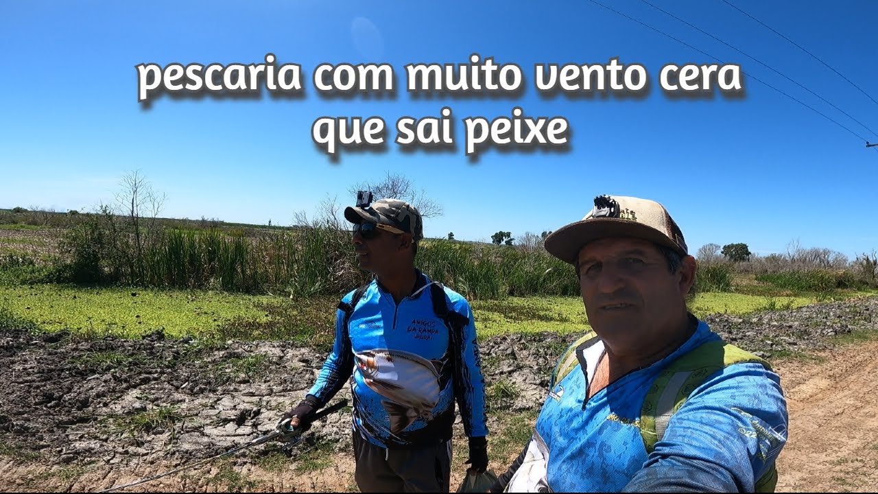 pescaria com muito vento cera que sai peixe - YouTube