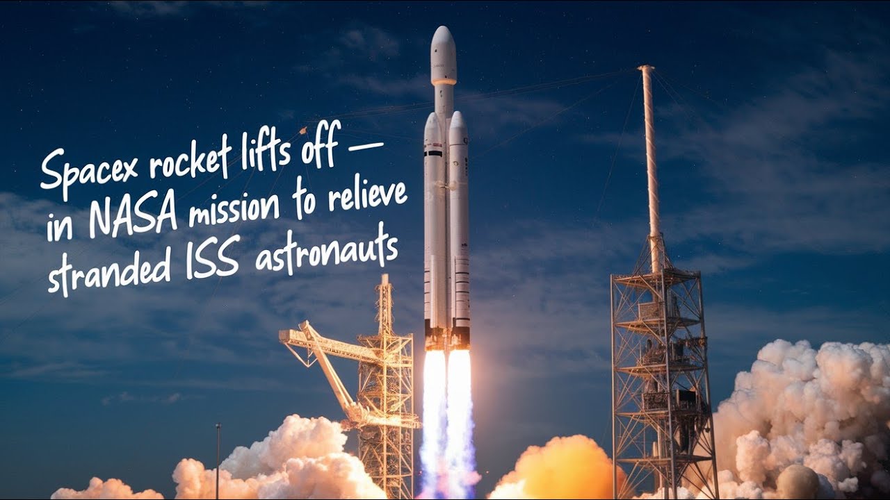 SpaceX Launches NASA Rescue Mission - YouTube