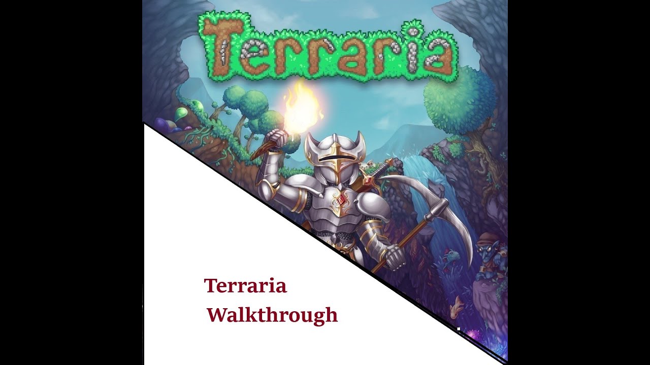 Terraria Walkthrough [Ep. 2] - The depths, and extension - YouTube