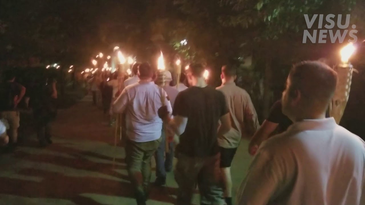 Charlottesville Tiki Torch March - YouTube
