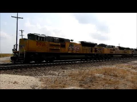 UP 8926 leads a all EMD power ZCIG4 with UP 8874 as the DPU east in ...