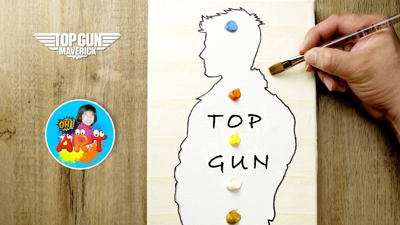 Daily challenge #47 / Acrylic Painting / How to draw Movie Scene from ...