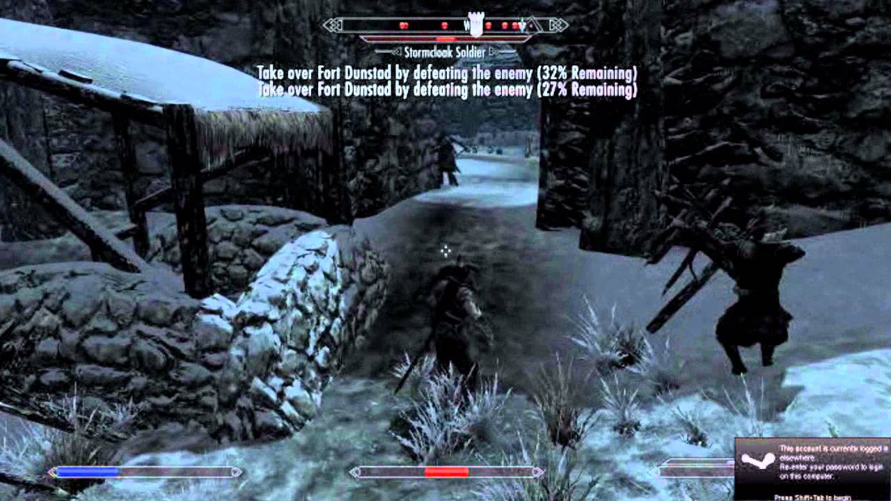 Official Skyrim the battle for Fort Dunstad Episode 7 - YouTube