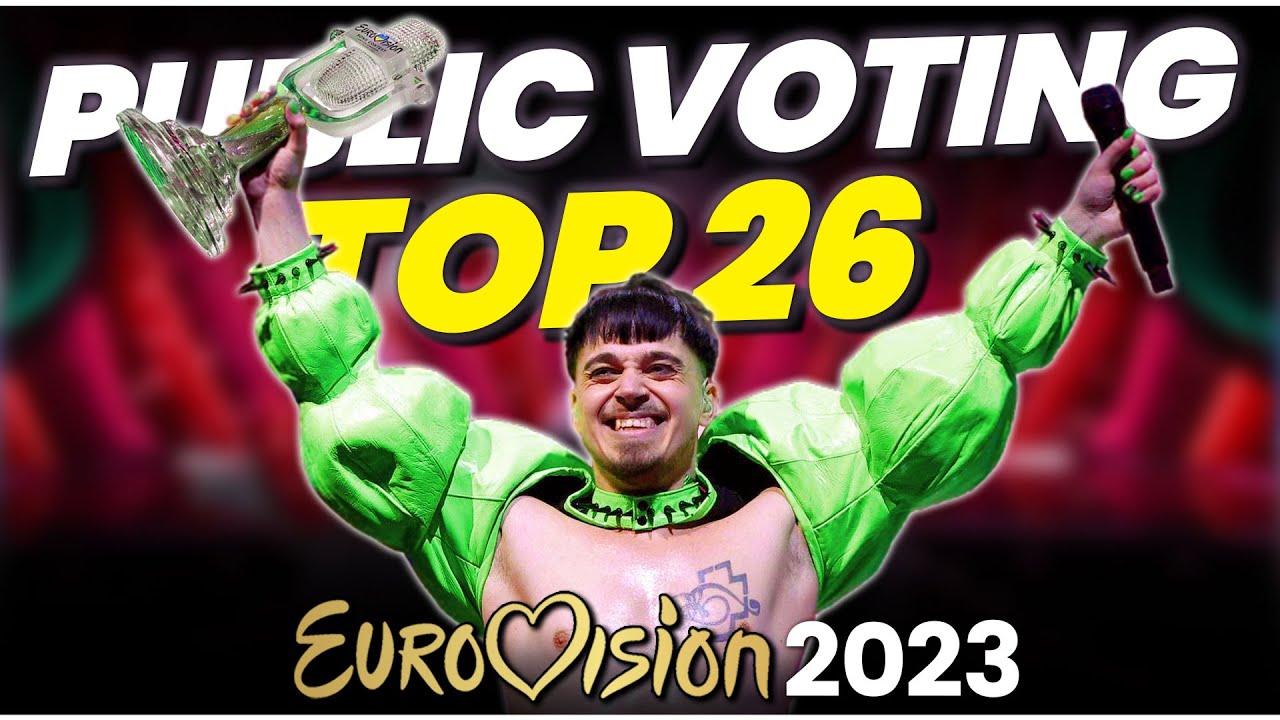 Public Voting - Top 26 - Eurovision 2023 - Final Rankings - YouTube