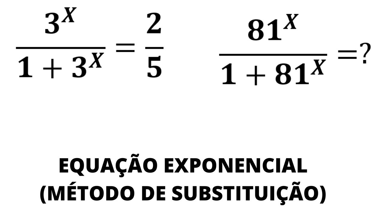 Formula De Equacao Exponencial