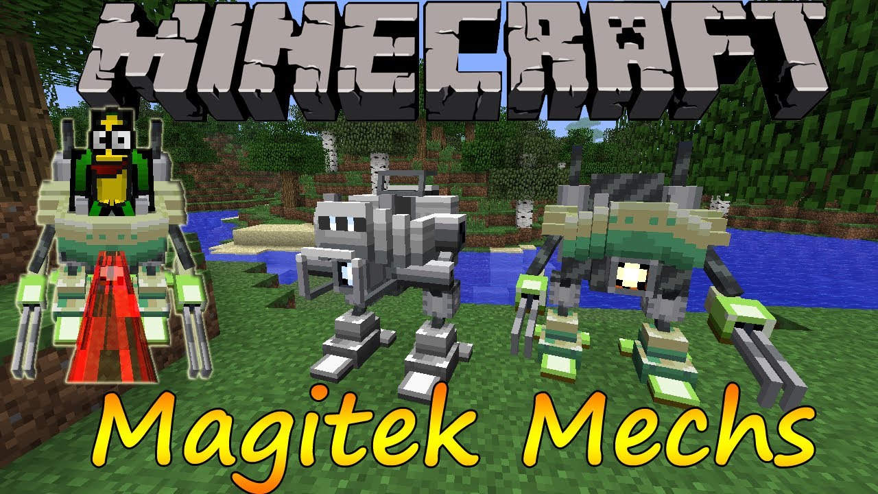 Minecraft 1.6.4 - Magitek Mechs / Español - YouTube