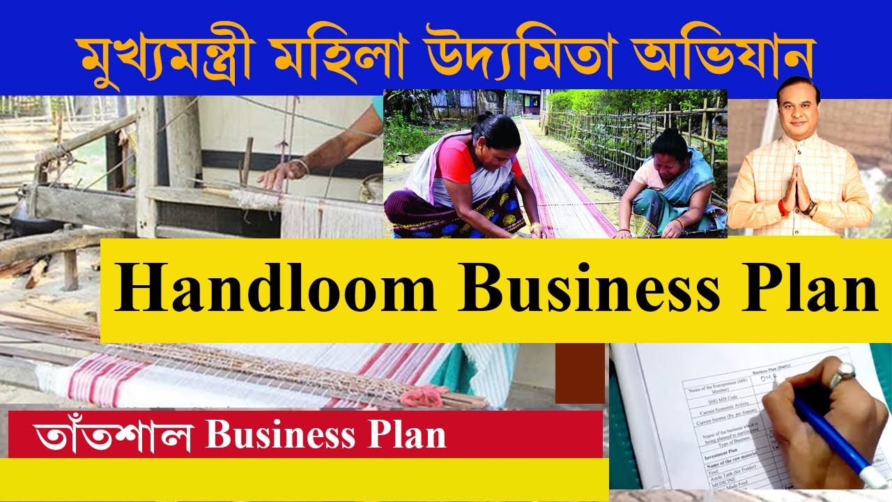 তাঁতশাল Handloom হস্ত তাঁতৰ বাবে Business plan non farming | How to ...