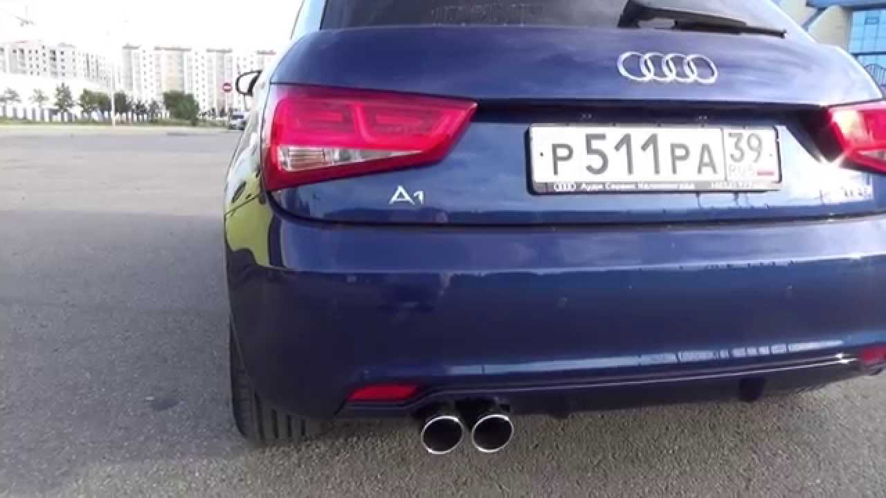 Audi A1 Sportback 1.4 TFSi Full Supersprint exhaust #1 - YouTube