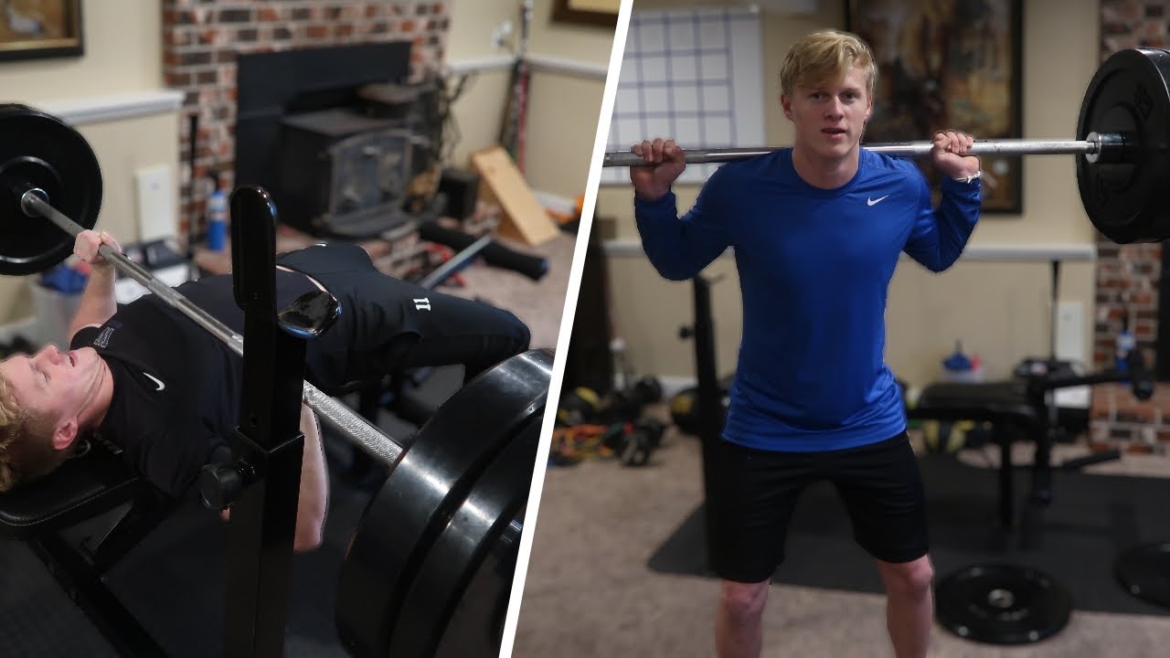 Body Weight Lifting Challenge against my brother!! - YouTube