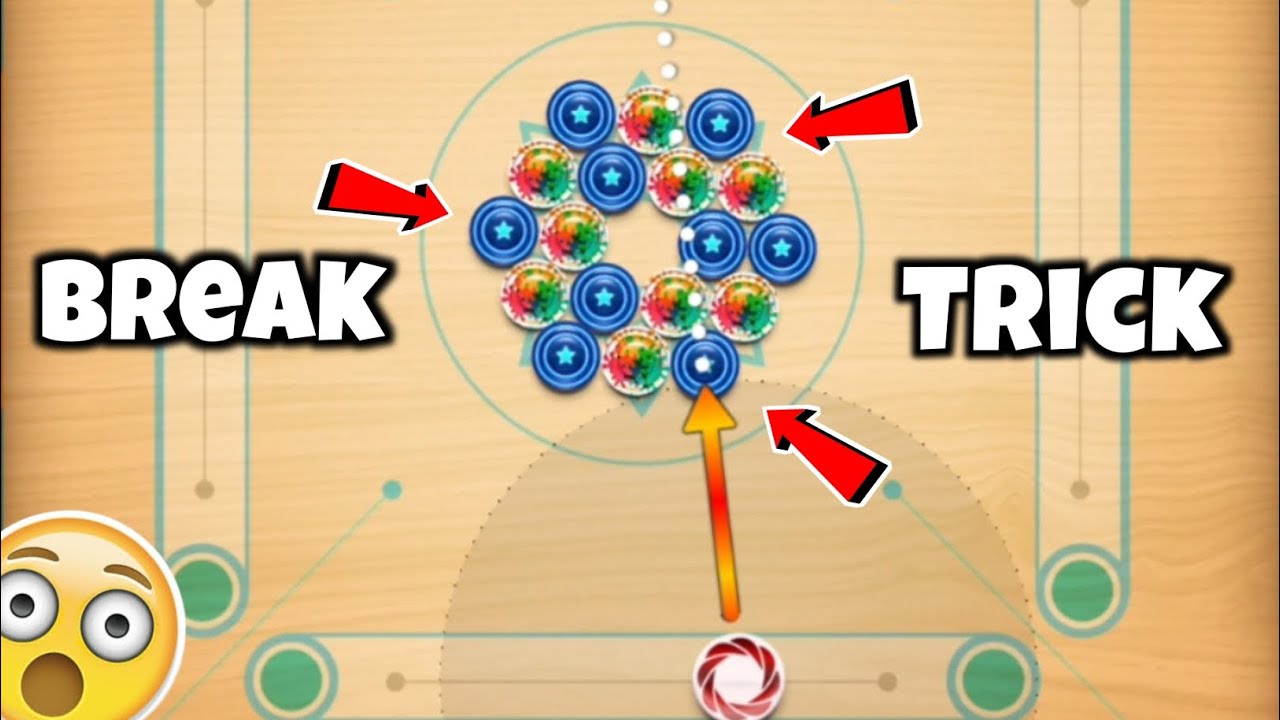 Break Shot Tricks 🔥 | Carrom Pool Break Hit | Carrom Pool - YouTube