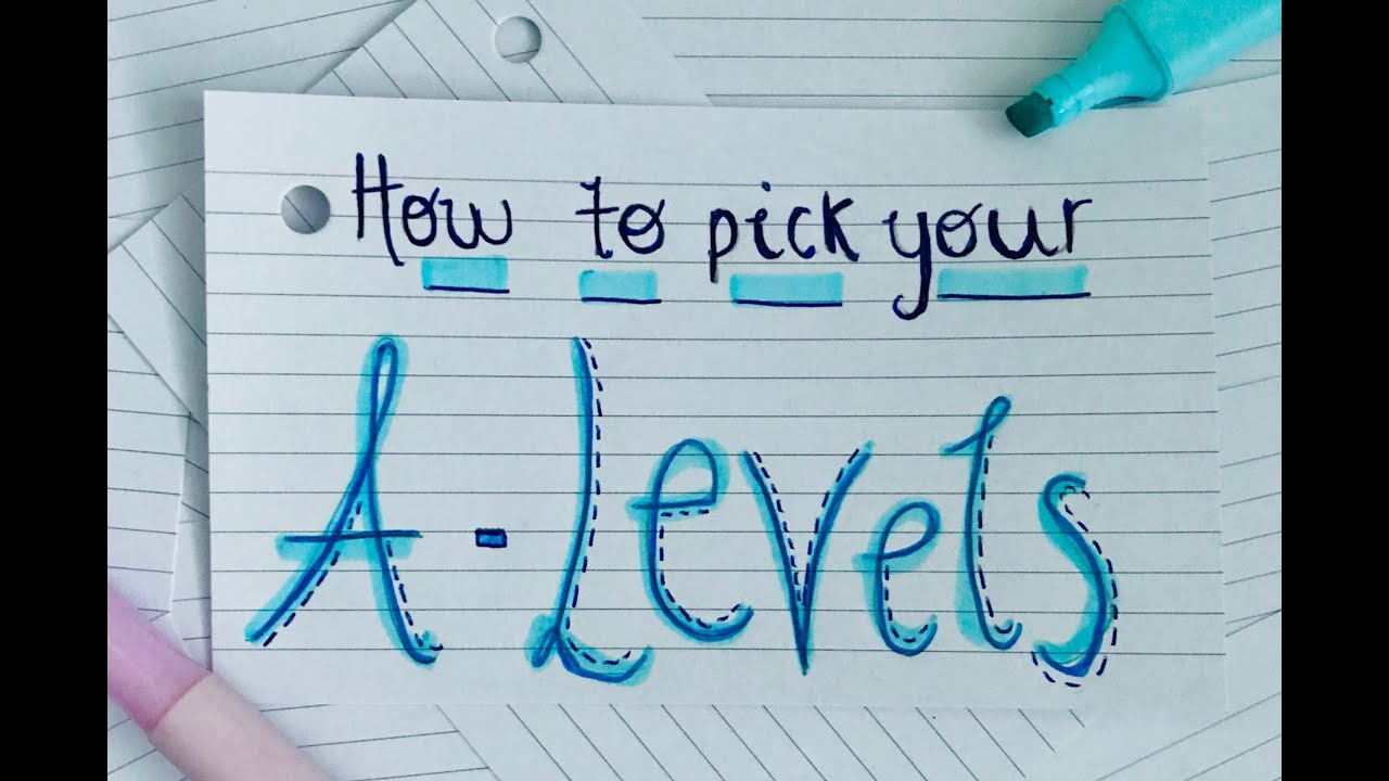 5 ways to pick your A level subjects! // StudyWithBelle - YouTube