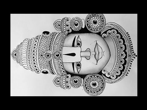 Beautiful Drawing of lord Balaji / lord Venkateswara/ Tirupati Balaji ...