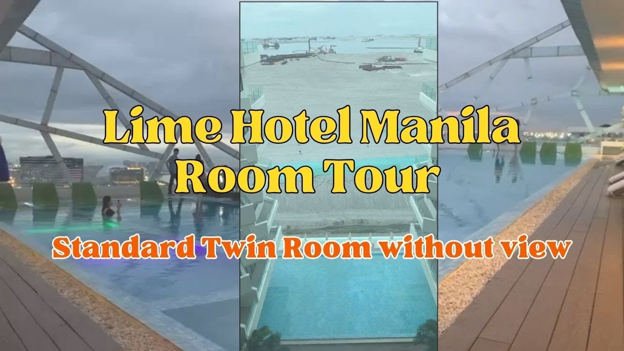 Lime Hotel Manila Room Tour Standard Twin Room without view - YouTube