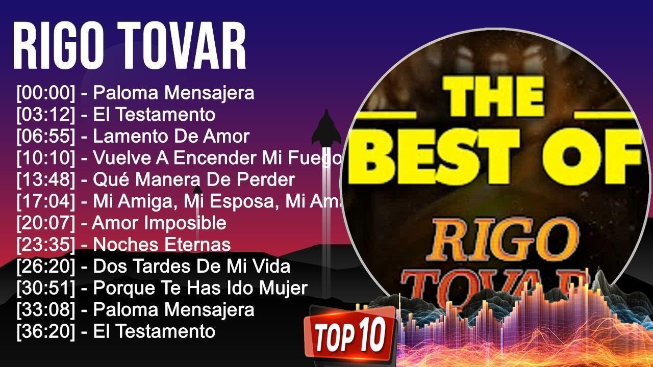 R i g o T o v a r 2023 MIX ~ Top 10 Best Songs ~ Greatest Hits ~ Full ...