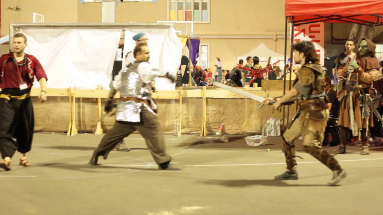LARP Couple's Fight // ICON 2016 לארפ, קרב זוגות באייקון - YouTube