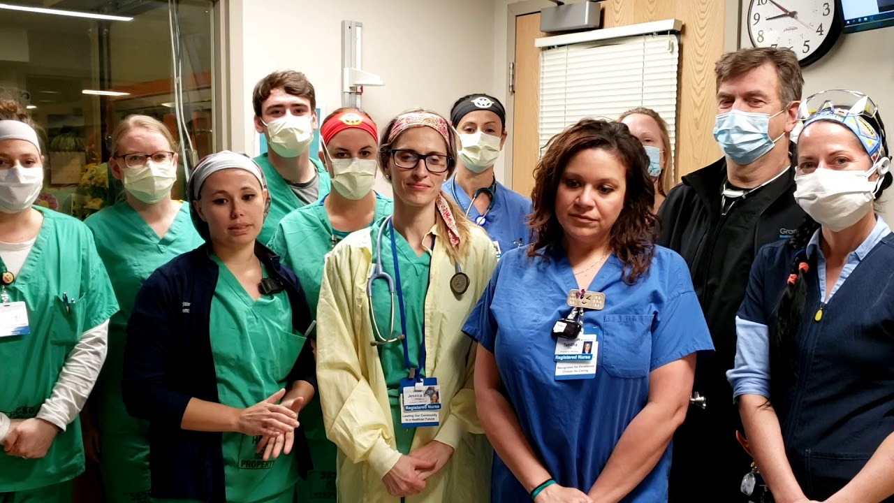 Thank You from Grand View Health Dept. of Emergency Medicine - YouTube