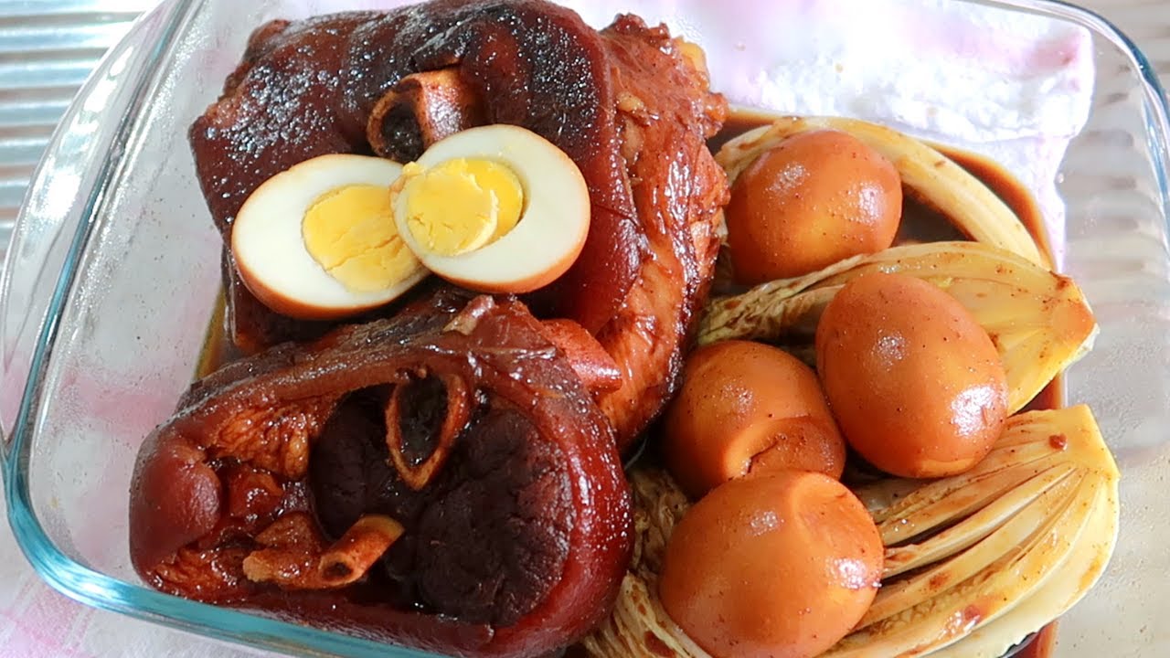 BRAISED PORK LEG | PORK LEG RECIPE | HOME COOKING | #simplychris - YouTube