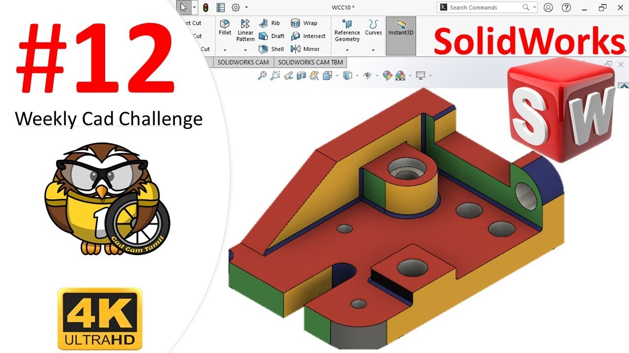 Weekly CAD Challenge #12 | #solidworks - YouTube