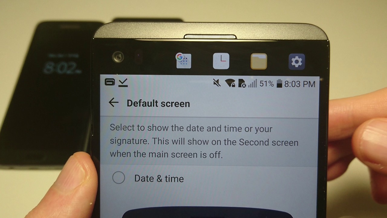 LG V20 Always On Display (Second Screen) vs LG G5, Galaxy S7 edge ...
