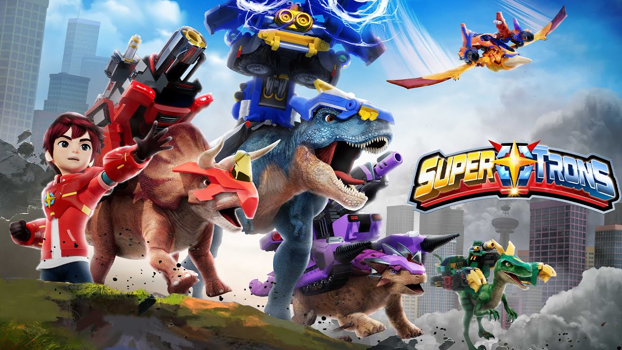 Supertrons | Official Trailer | Eng | Animation | Cartoon | Dinosour ...