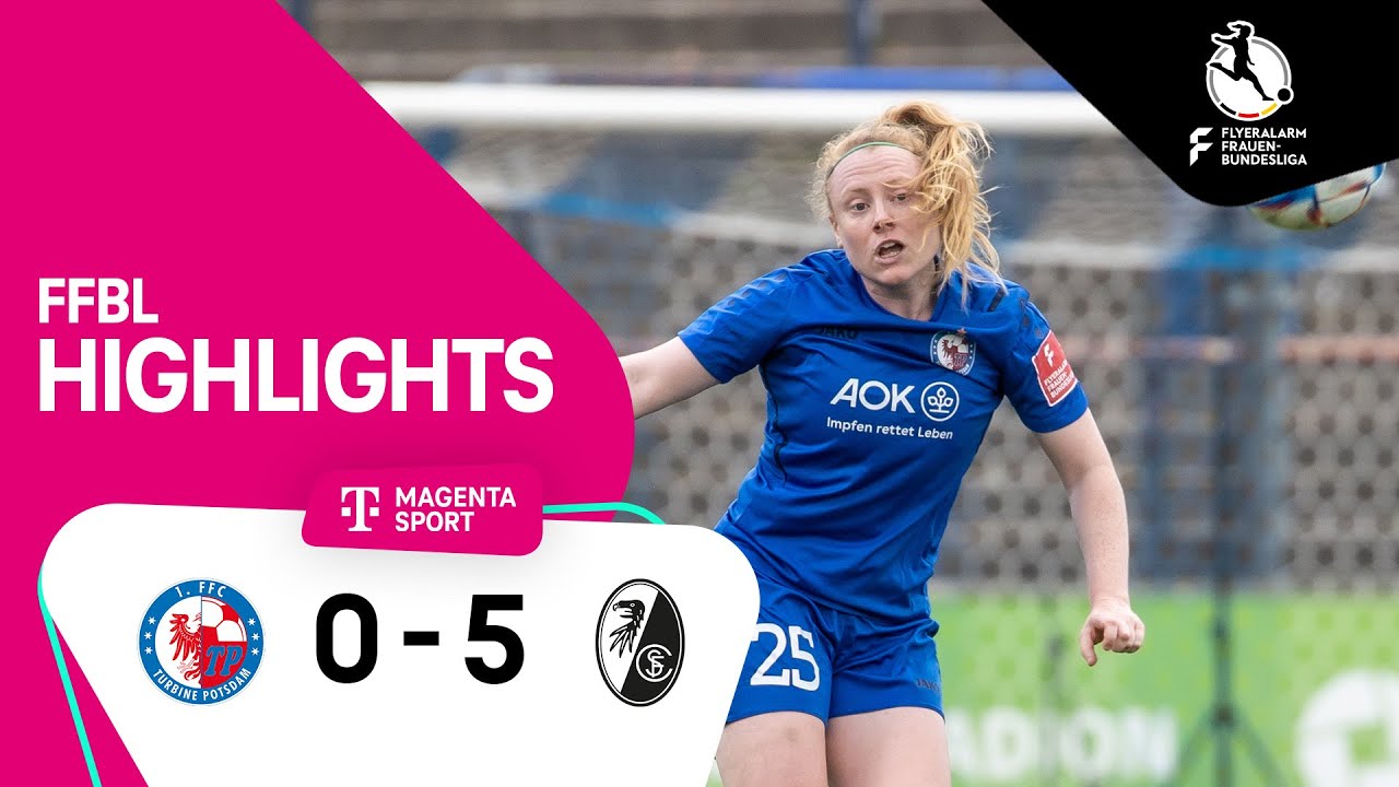 1. FFC Turbine Potsdam - SC Freiburg | Highlights FLYERALARM Frauen ...