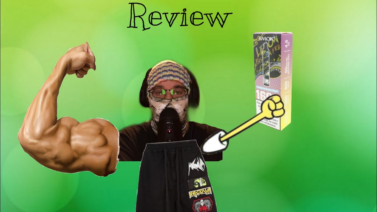 ASMR VAPE REVIEW SMOK 1600 PUFFS - YouTube