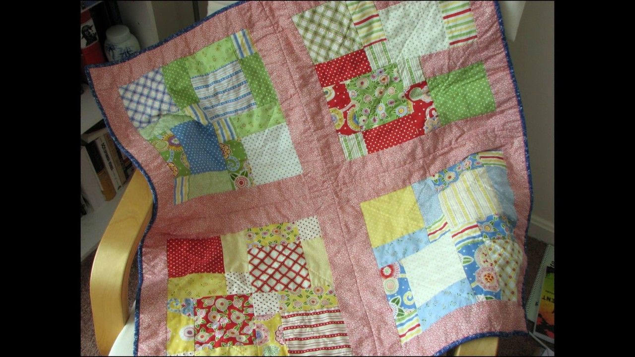 9 Patch Baby Quilt Ideas - YouTube