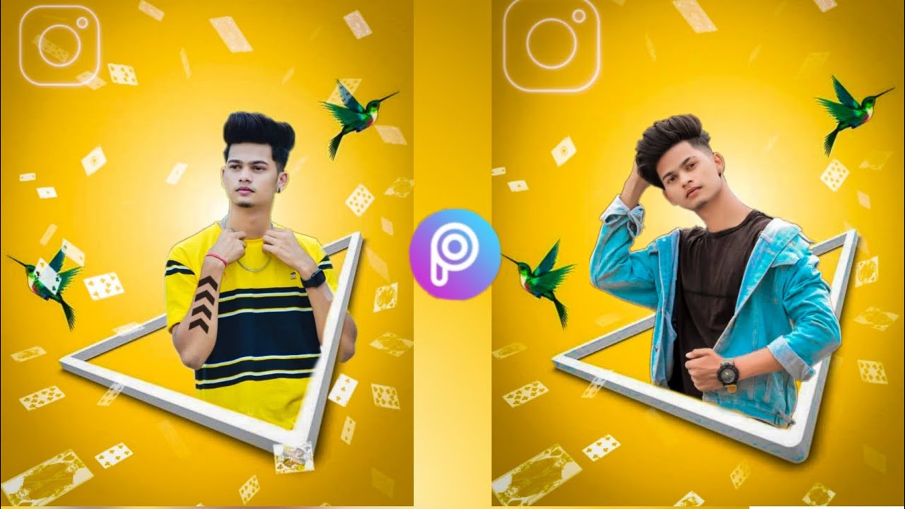 Picsart Traingle pop Concept photo editing / Picsart editing / Picsart ...