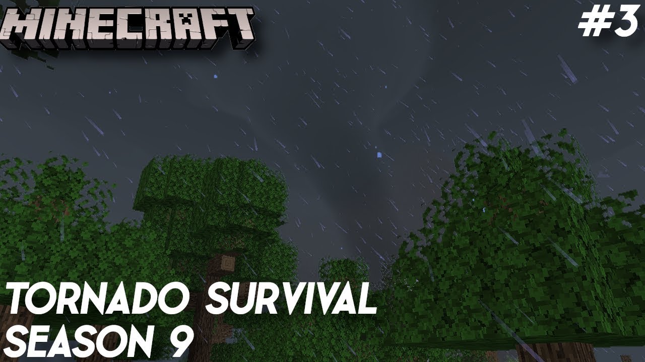 Multiple LARGE TORNADOES! | Minecraft Tornado Survival Season 9 Episode 3 - YouTube