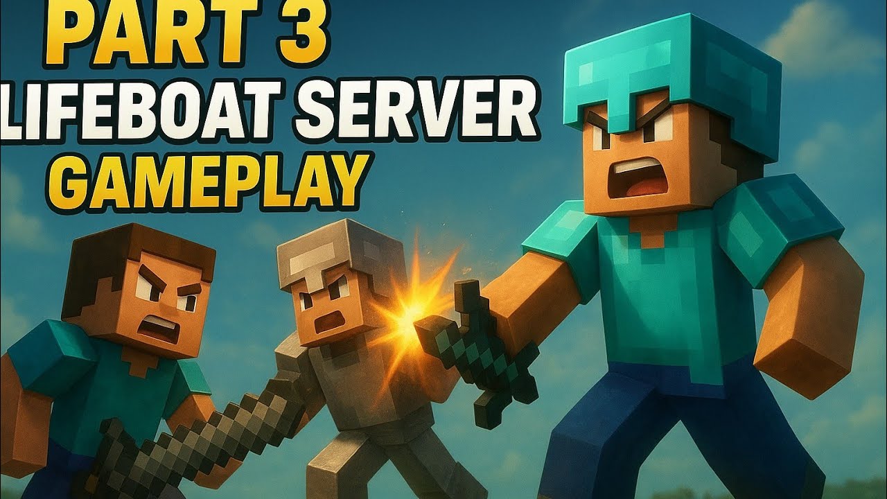 Minecraft (lifeboat) Server gameplay part 3 gone Wrong 😰 - YouTube