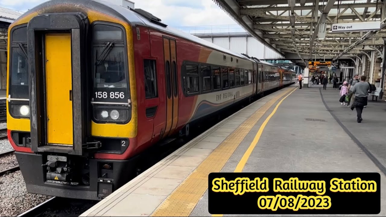 Trains at Sheffield Station 07/08/2023 - YouTube