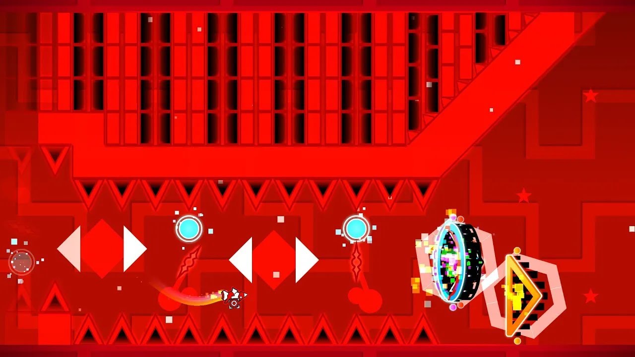 Geometry Dash - Red World by saRy (Extreme Demon) Complete - YouTube