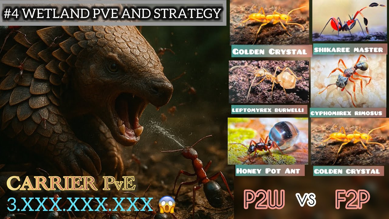 #4 WETLAND | PANGOLIN ATTACK BY CARRIER ANTS - YouTube