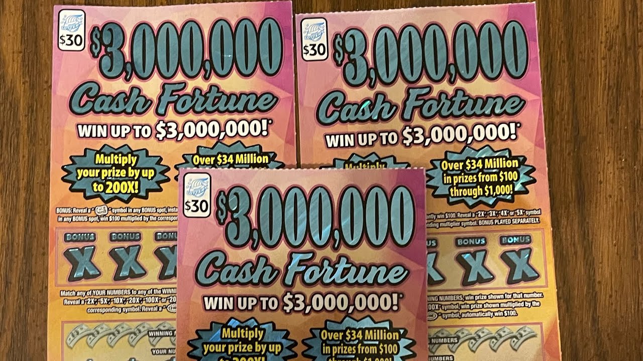 🤑3 OF THE NEW $30 TICKETS IN ILLINOIS LOTTERY! $3 MIL CASH FORTUNE ...