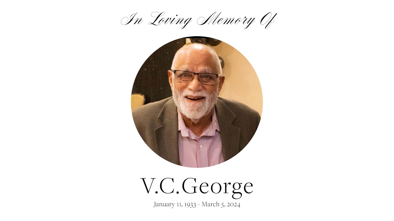 Homegoing Service - V.C. George | March 9, 2024 - YouTube
