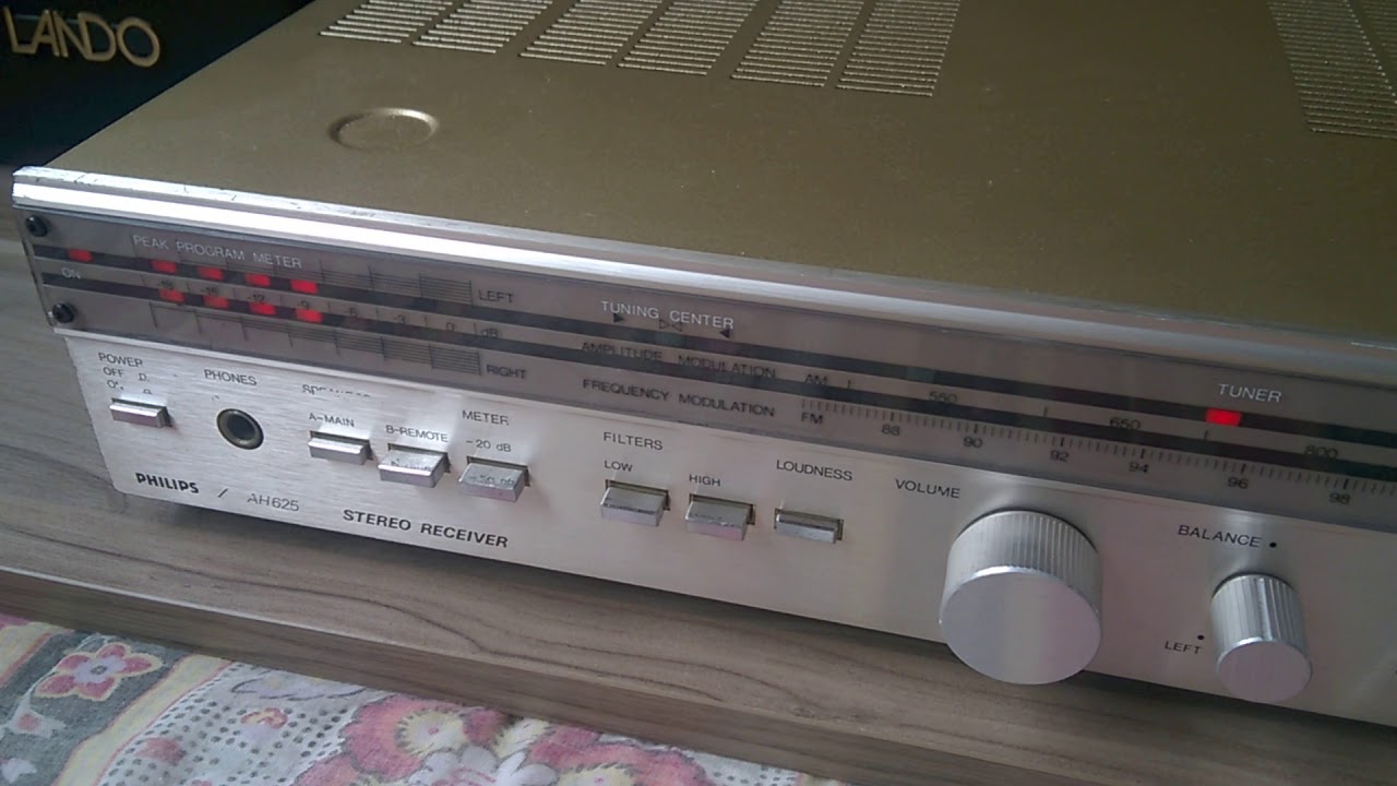 Receiver Philips AH 625 - YouTube
