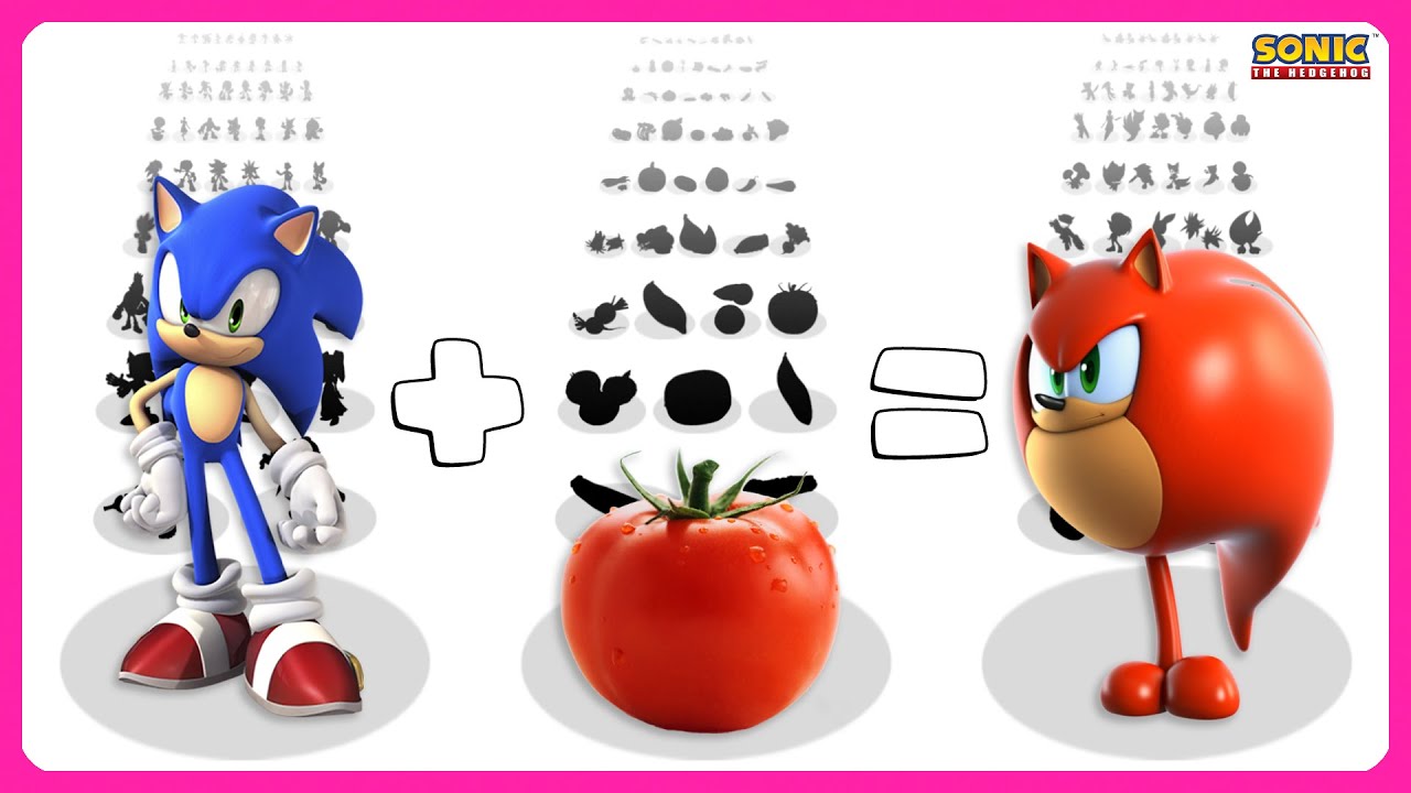 ALL SONIC Characters as VEGETABLES! - @im_neflix - YouTube