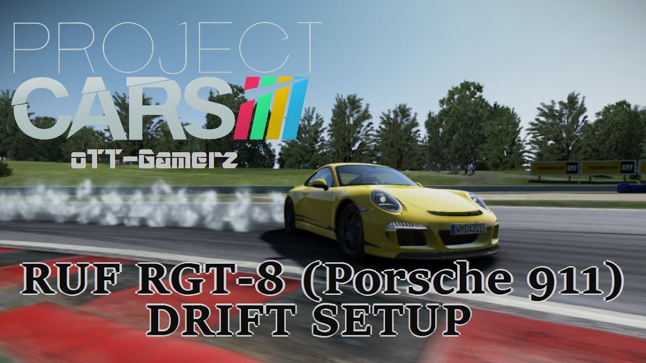 Project Cars RUF RGT-8 Drift Setup - YouTube