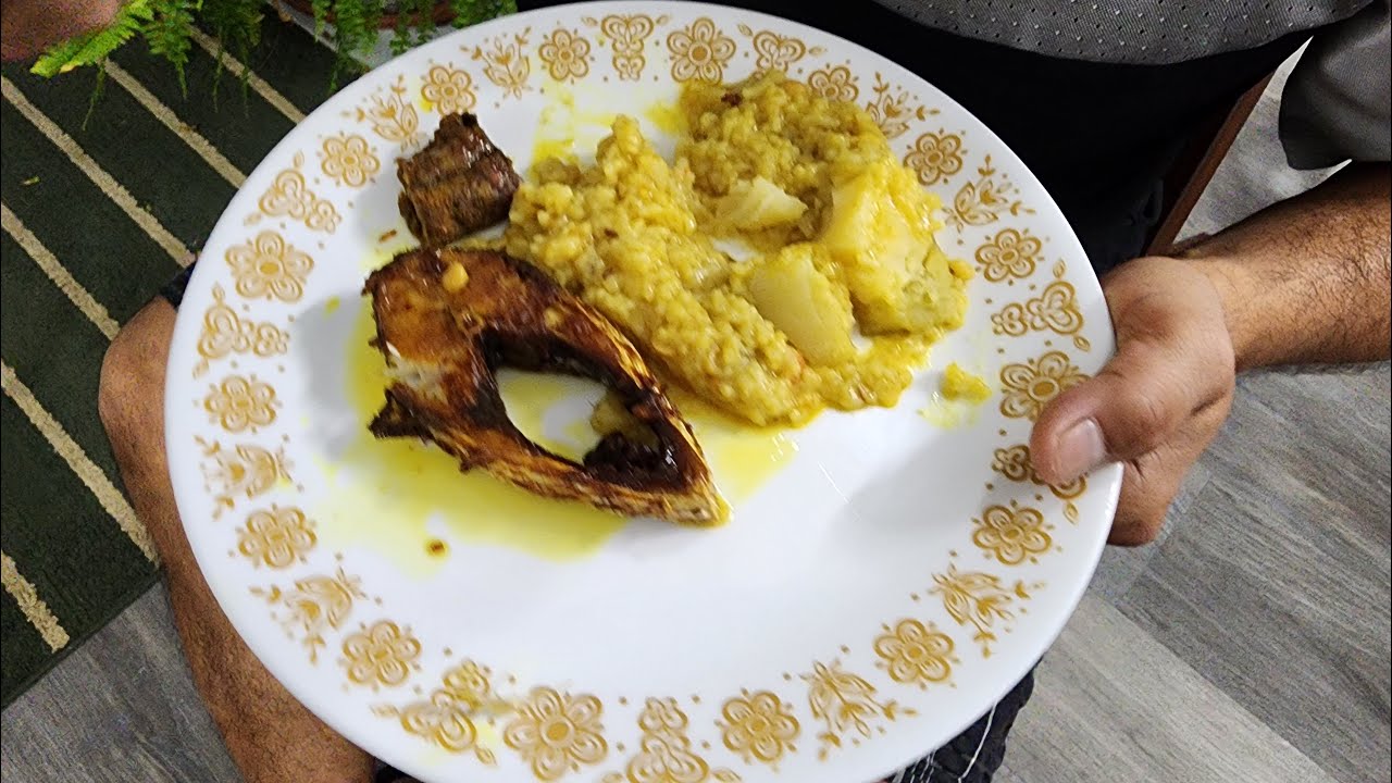 Rainy Day Delicious Bengali Khichuri or Rice and Lentils Stew with ...