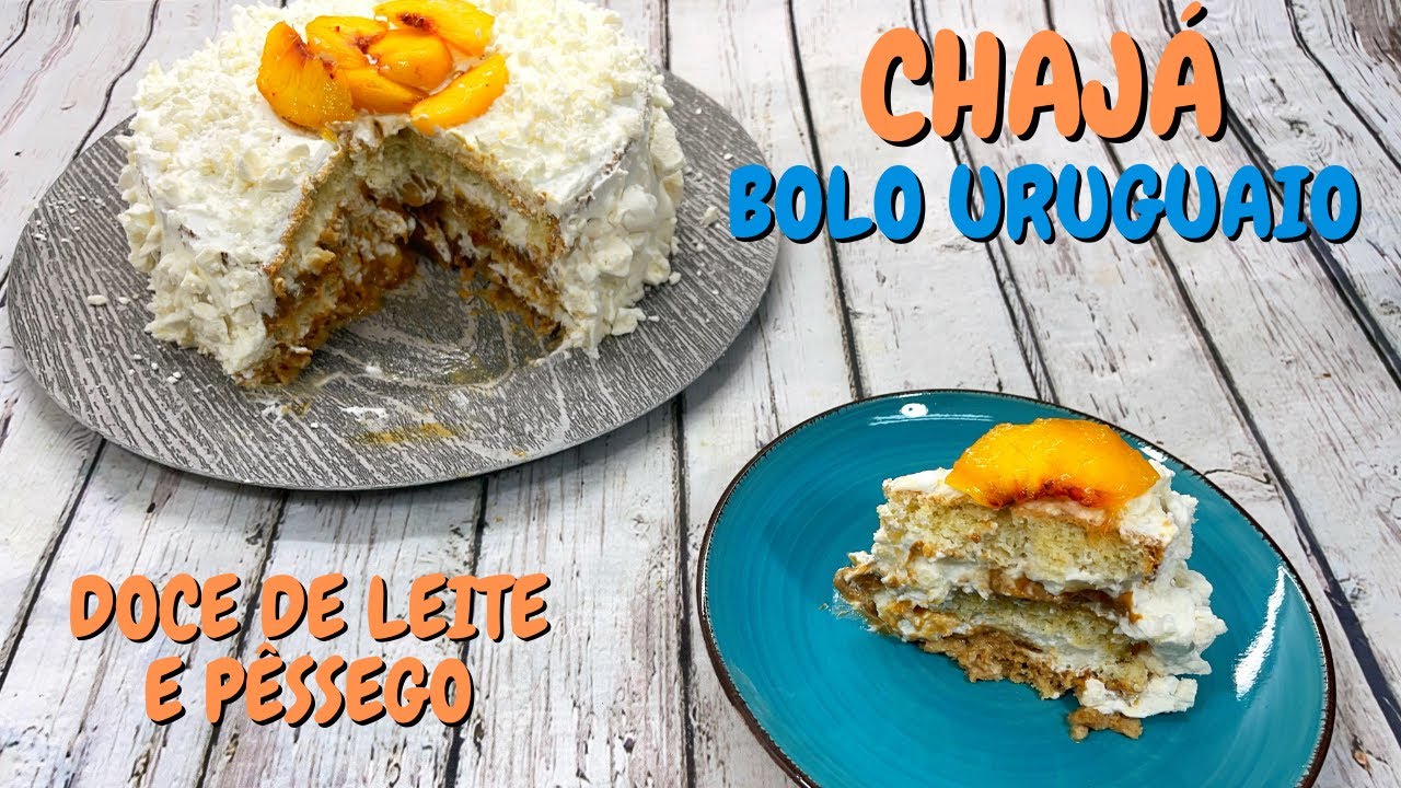 CHAJA - BOLO URUGUAIO - RECEITA DE BOLO DE ANIVERSÁRIO FÁCIL E ...