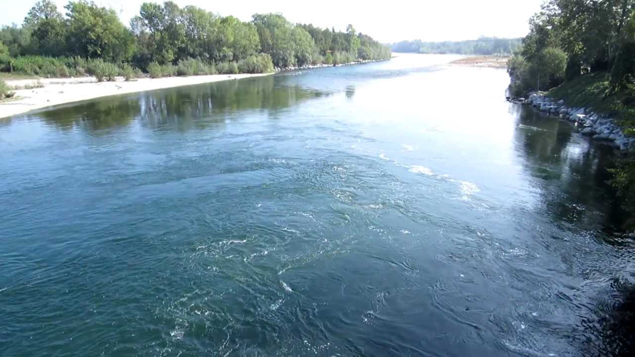 Ticino river, Lombardy/Piedmont border, Italy, Europe - YouTube