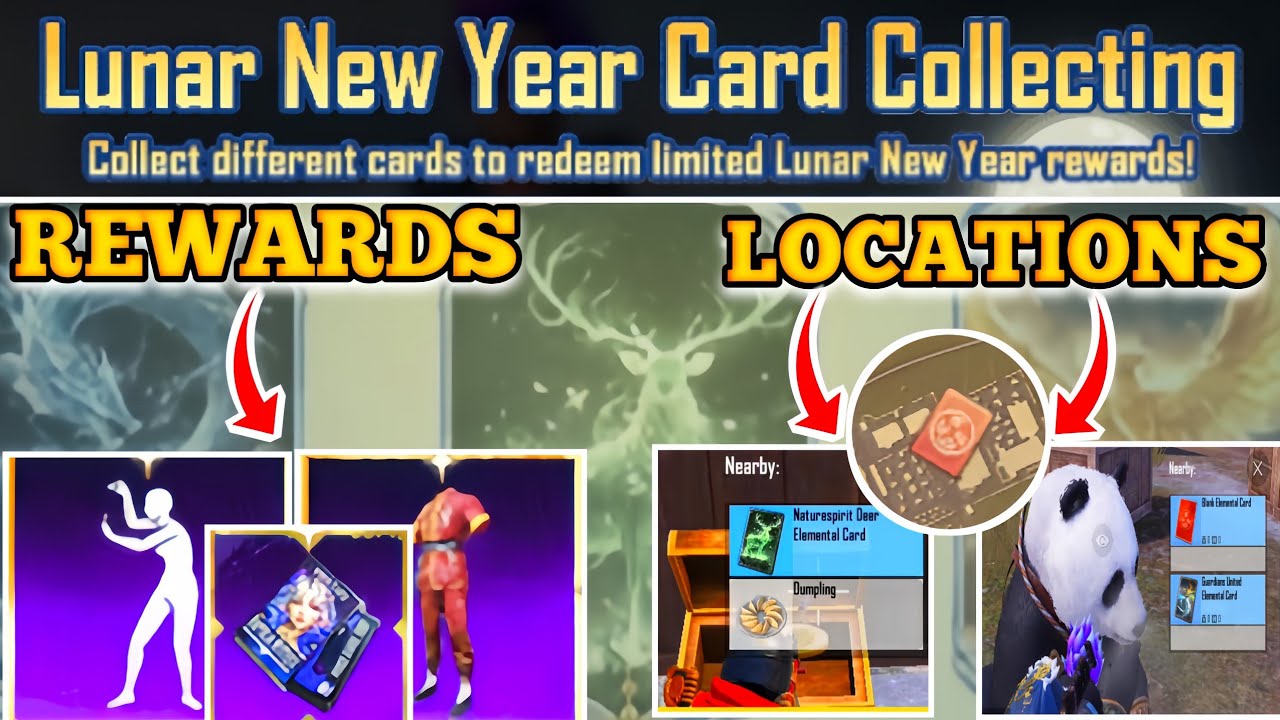😲🫴explaining Lunar New Year Card Collecting Event How to get Lunar New ...