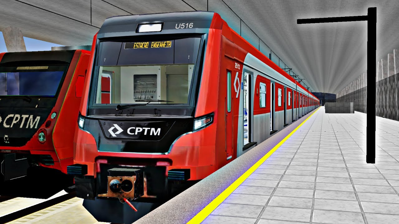 OpenBVE - TREM CRCC SÉRIE 2500 da CPTM! Guarulhos-CECAP X Engº Goulart ...
