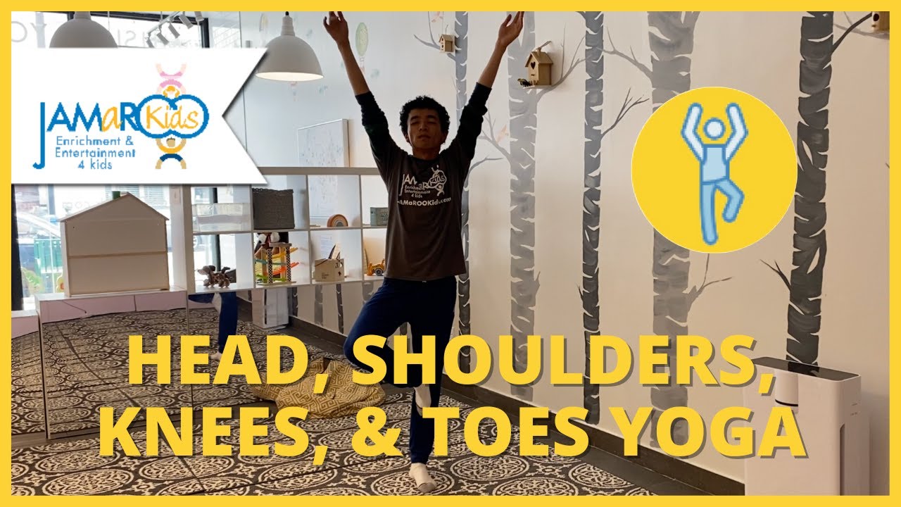 Head, Shoulders, Knees, & Toes Yoga | Kids Musical Yoga | JAMaROO Kids ...