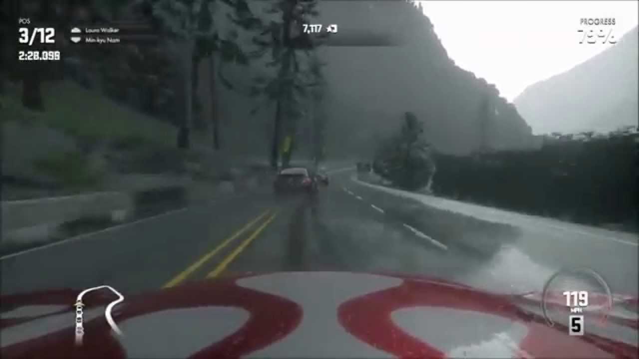 Driveclub Rain Gameplay PS4 - YouTube