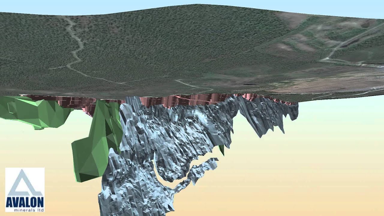 Flythrough of Avalon Minerals' Viscaria Copper-Iron project, Sweden ...